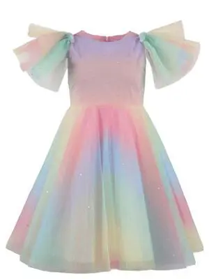LOLA + THE BOYS Ombre Tulle Dress - Pink
