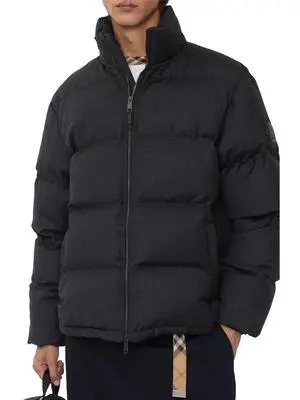 BURBERRY Wool Snowdon Puffer Jacket