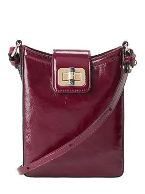 Brahmin Marley Leather Crossbody Bag - Cherry Lacquer