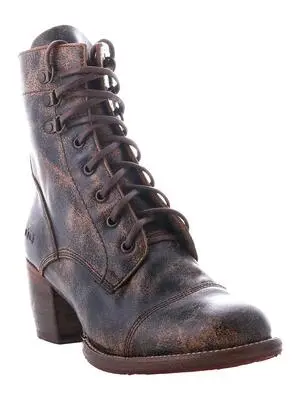 BED STU Judgement Heeled Combat Boot
