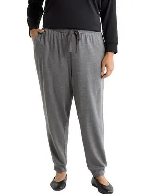 Eileen Fisher Terry Ankle Pants - Ash