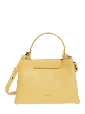 REE PROJECTS Elieze Leather Top Handle Bag Sunflower