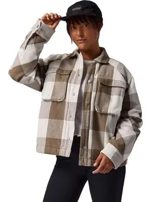 BACKCOUNTRY Pile-Fleece Lined Flannel Shirt Jacket Fallen Rock Buffalo