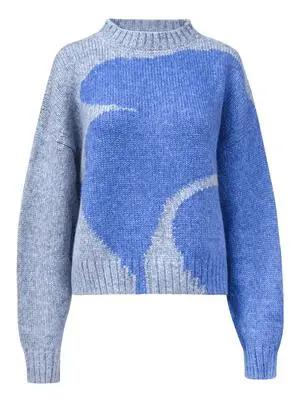 UNTITLED IN MOTION Folari Alpaca Blend Pullover - Sky Blue