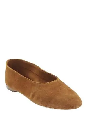 Staud Alba Ballet Flat - Tan Leather