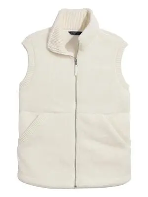 Vineyard Vines High Pile Fleece Vest - Marshmallow