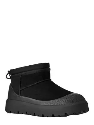 UGG Classic Ultra Mini Weather Hybrid Boot - Black/black