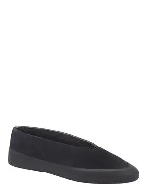 Le Monde Beryl Après Ski Shearling Lined Ballet Flat - Black