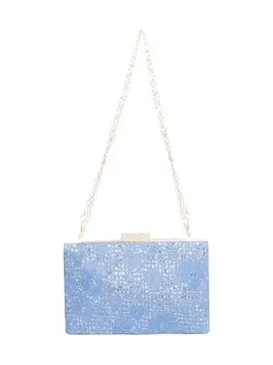 LAUREN LORRAINE Dandy Clutch Cobalt