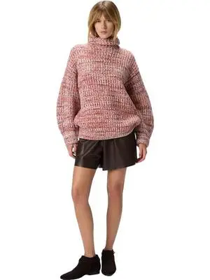 Missoni Oversized High-neck Flame Knit Sweater - Multicoloured