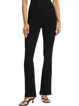 Cara Cara Stella Flared Knit Pants - Black Knit
