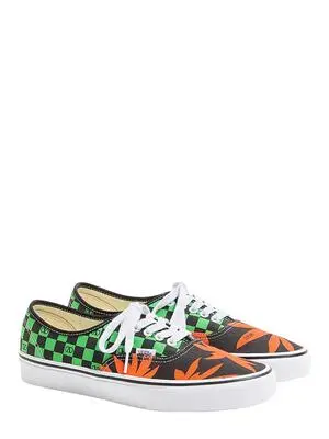 Valentino Garavani Vans X Tropical Print Sneakers - Black Multi