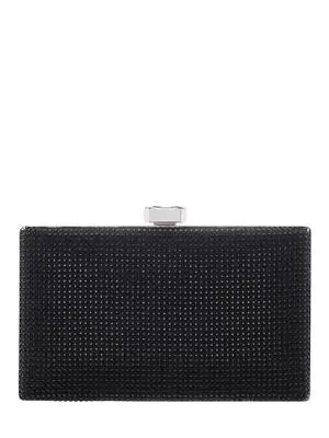 Nina Frame Clutch - Black
