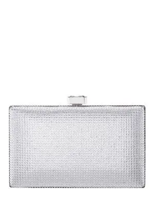 Nina Frame Clutch - Silver