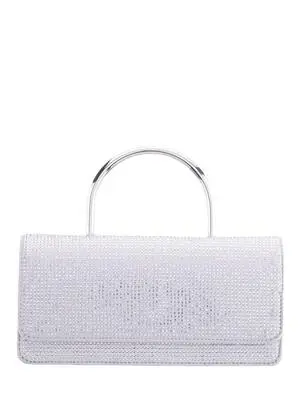 Nina Luca Top Handle Clutch Silver