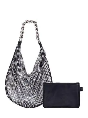 Nina Racquel Shoulder Bag - Black