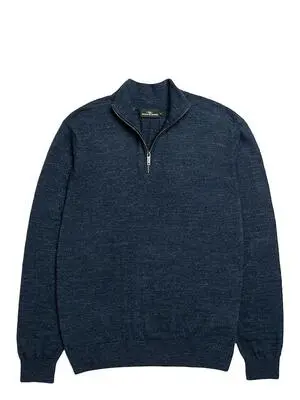 Rodd & Gunn Fortrose Knit 1/4 Zip Sweater - Midnight