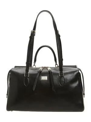 Dolce & Gabbana Leather Satchel - 80999 Nero
