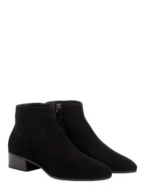 Aquatalia Fuoco Booties - Black Suede