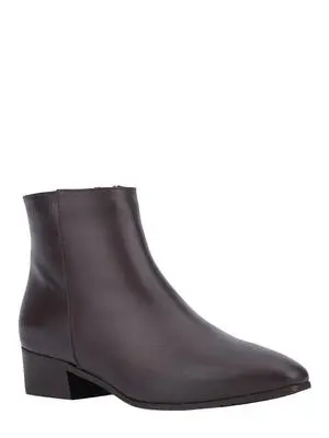 Aquatalia Fuoco Booties - Dark Brown Leather