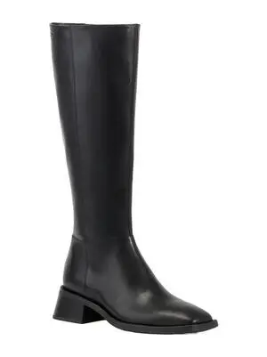 VAGABOND SHOEMAKERS Blanca Knee High Leather Boots - Black