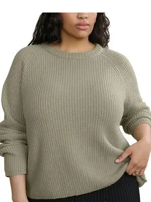 Jenni Kayne Cashmere Fisherman Pullover - Sage