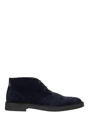 BOSS Hugo Calev Suede Desert Boots - Dark Blue