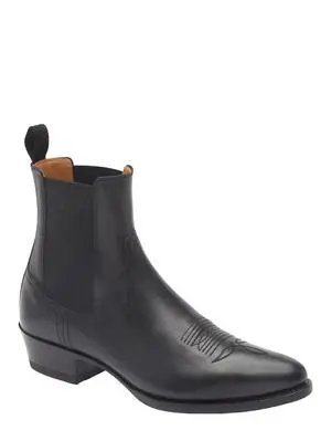 Ralph Lauren Purple Label Western Boot - Black