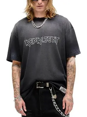 REPRESENT Iron Maiden X Infinite Dreams Tee - Aged Black
