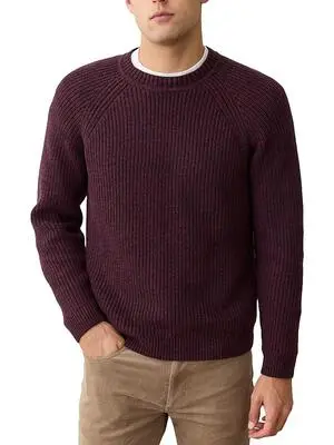 Marine Layer Inverness Crewneck Sweater Sangria