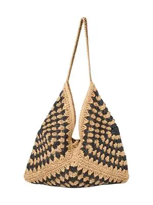 L*SPACE Coastline Crochet Beach Bag