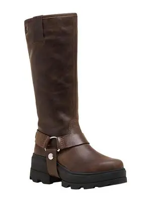 Sorel Leather Tall Boots - Tobacco Brown