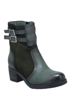 Miz Mooz Stellar Dual Buckle Bootie Forest