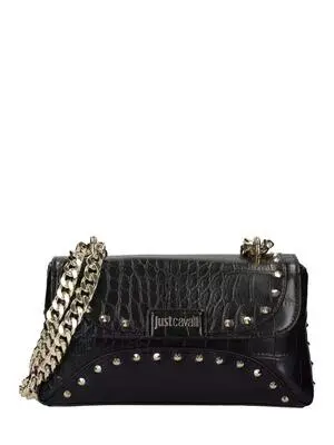 Just Cavalli Stud-embellished Shoulder Bag - 899 Black