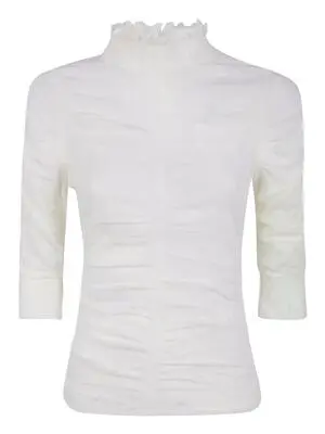 TWINSET Ruffled Top - White