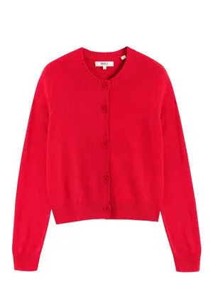 Chinti & Parker Crew-neck Cardigan - Red