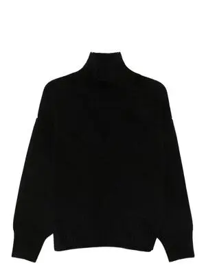 RÓHE Roll-neck Sweater - Black