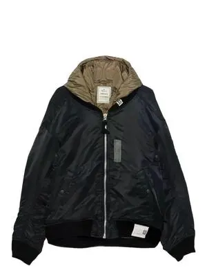 Mihara Yasuhiro Hooded Bomber Jacket - Black