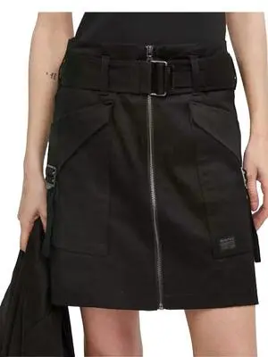 G-star Raw Belted Zip-up Skirt - Black
