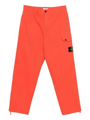 Stone Island Compass-badge Cargo Trousers - Orange