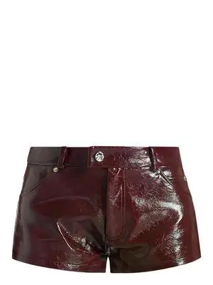 Manière De Voir Samia Back Pockets Shorts - Red