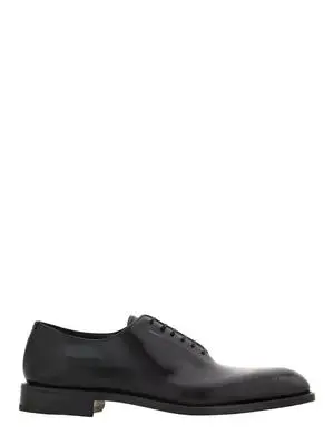 FERRAGAMO Tramezza Oxford Shoes - Black