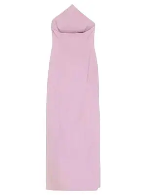 Solace London Off-shoulder Maxi Dress - Pink
