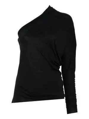 Rick Owens One-shoulder Blouse - Black