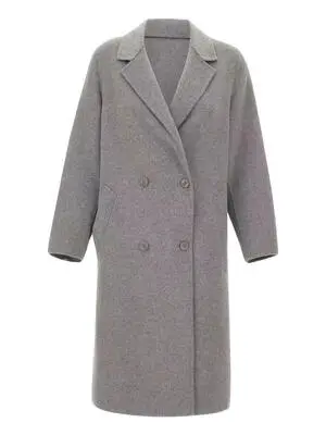 KAOS Wool-blend Double-breasted Coat - Grey