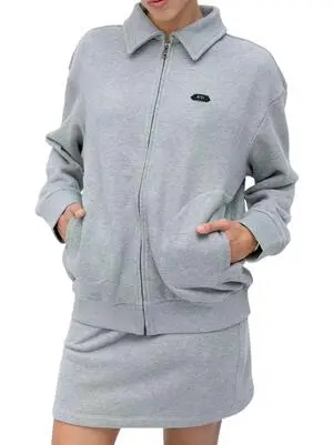 N°21 Zip-closure Sweatshirt - Grey