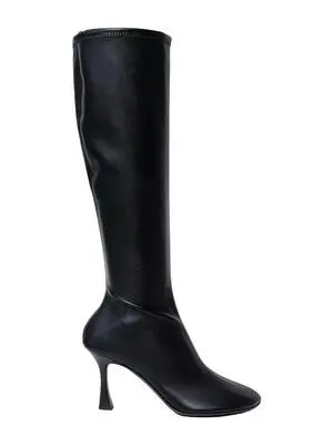 3JUIN 95mm Carine Heel Boots - Black