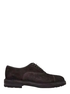 HENDERSON BARACCO Suede Oxford Shoes - Brown