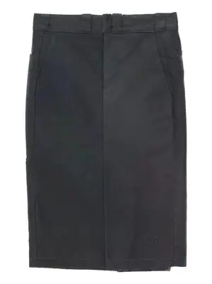 MAISON MARGIELA Pencil Midi Skirt With Pockets - Grey