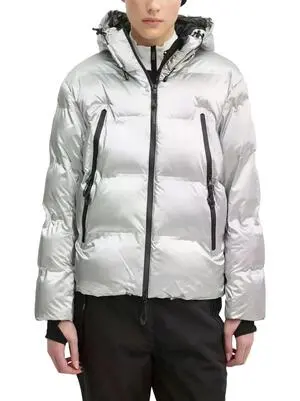 Emporio Armani Logo-patch Ski Jacket - Grey